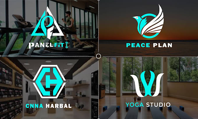 Design monogram minimalist gym custom logo by Lailyakter38 | Fiverr