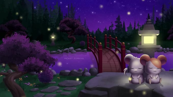 Draw your detailed character with an exquisite background by Zorkxa ...