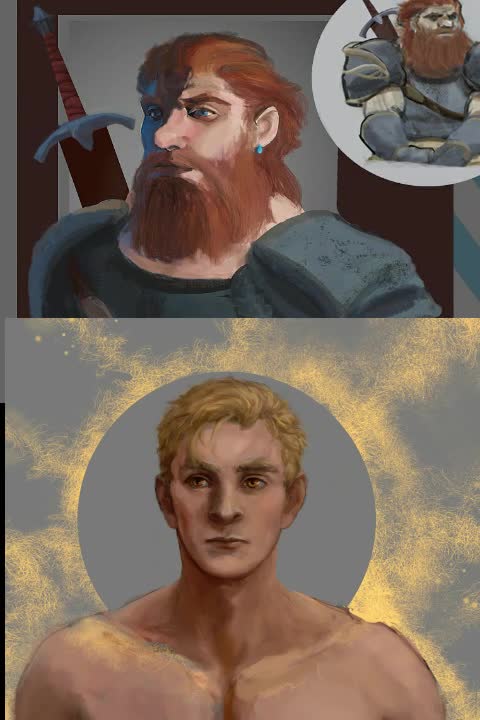 Draw a stunning bust of your character by Celessamart | Fiverr