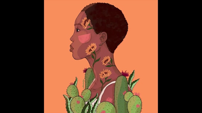 Illustrate an animated portrait gif for you by Patternbomber | Fiverr