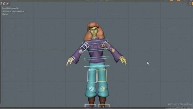 Rig 3d models in blender for animation and game engines by Rafsun_ahmed ...
