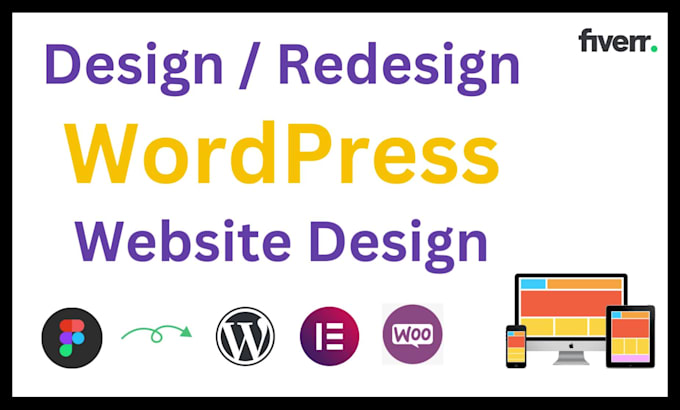Build responsive wordpress website design or redesign, revamp elementor website by Laily1975 ...