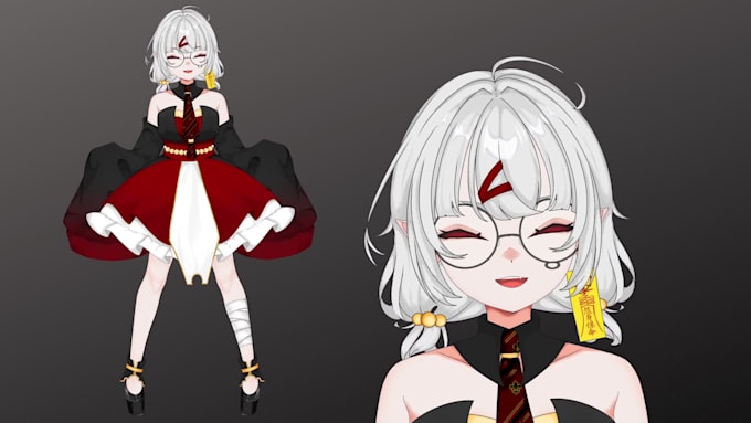 Design and rig your model for vtubestudio, prprlive by Shiori_akane ...