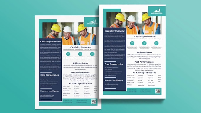 Design attractive business, real estate capability statements for govt ...