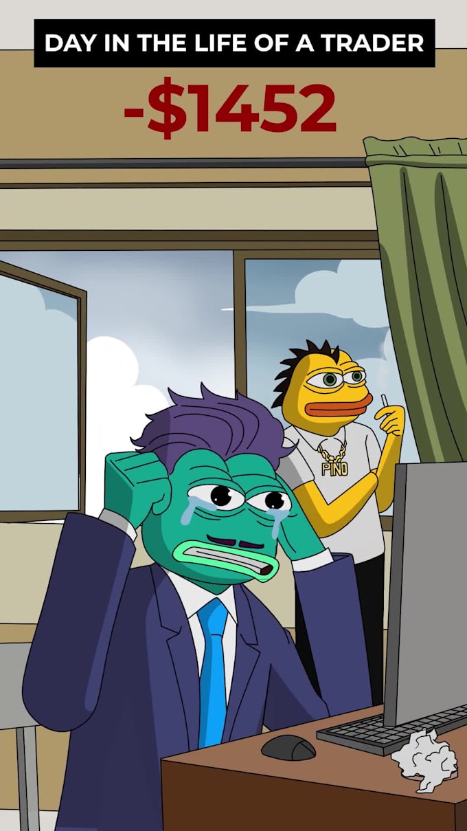 Create 2d memecoin solana memecoin animation memecoin art 2d crypto ...