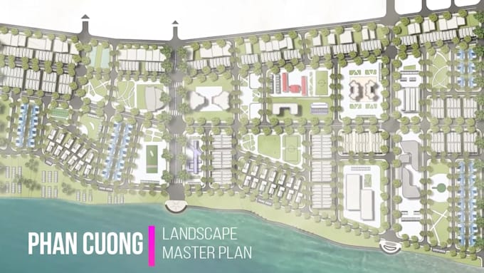 Create 2d conceptual scheme, master plan by Phan_cuong | Fiverr