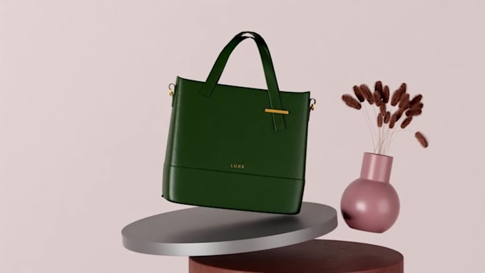 Create 3d bag animation 3d bag design cgi 3d product animation 3d ...