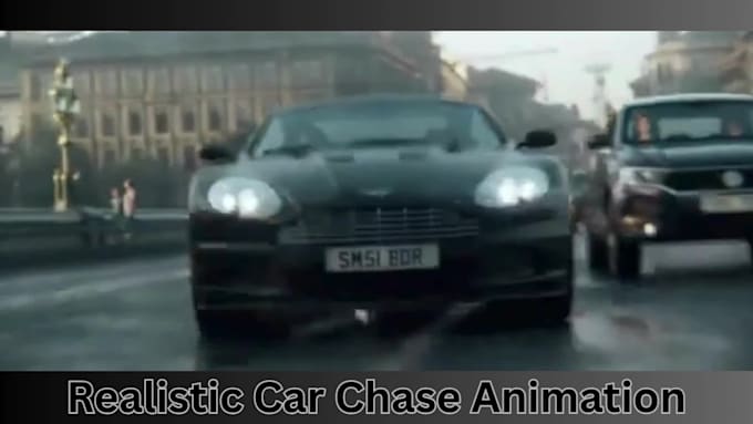 Create a realistic 3d car chase animation for your project by ...