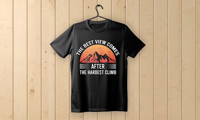 Design outdoors, merch, typography t shirt design for you by Fhgrafixx ...