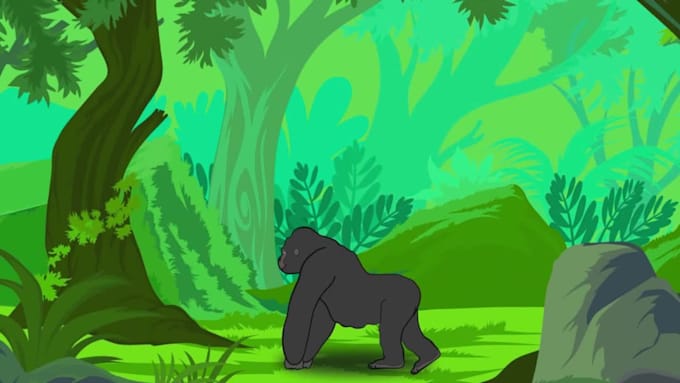 Make your 2d cartoon animation video,gif by Dilber888 | Fiverr