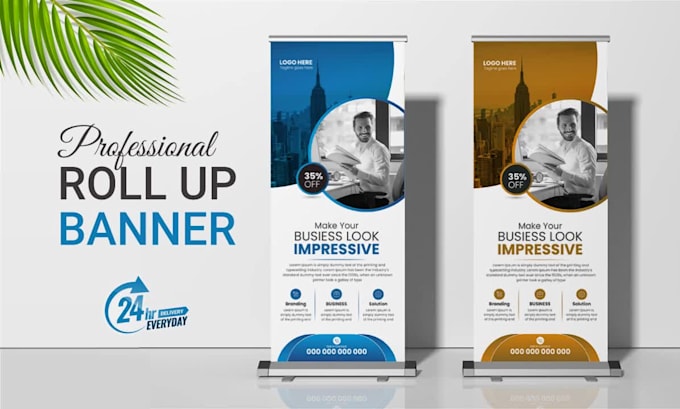 Design professional roll up, signage, or retractable banner by ...