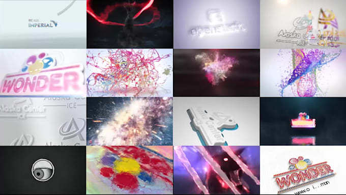 Do logo animation video or youtube intro in 4k by Design_a1 | Fiverr