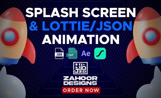 Create json gif svg and lottie animation for website and app by ...