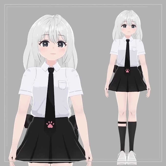 Draw live 2d vtuber model live 2d rigging live streaming avatar 3d ...