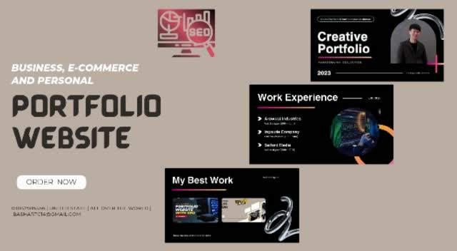 Create portfolio website in 2 days by Bashaar_tech | Fiverr