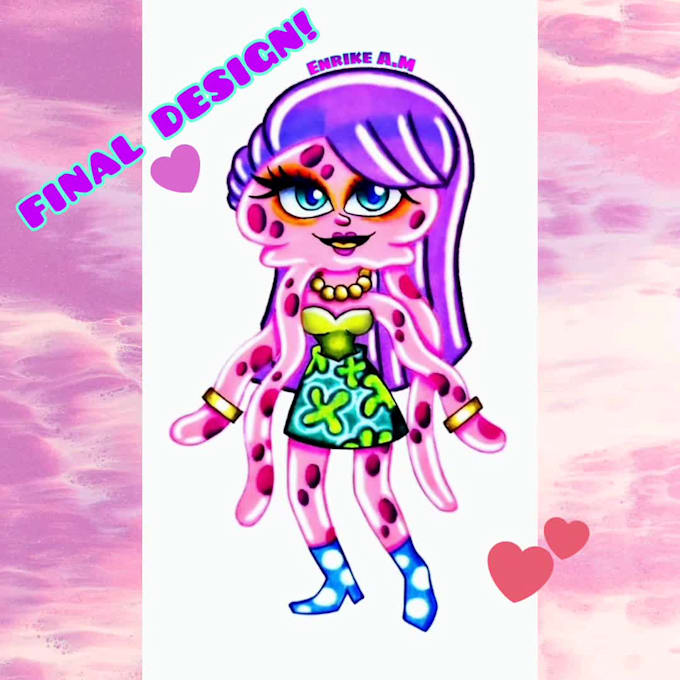 Draw a custom character inspired by spongebob universe by Henry ...