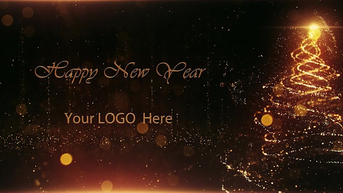 Create amazing happy new year intro with logo and text by Ivantomic017 ...