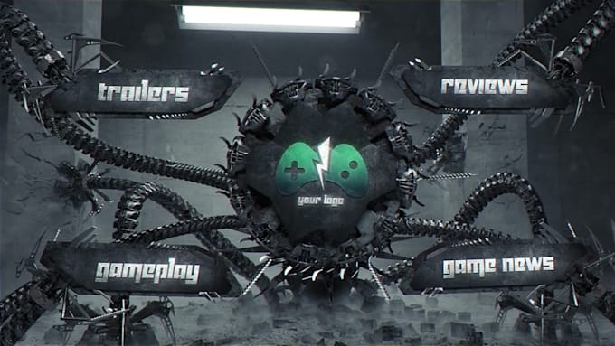 Create 3d robot logo animation and video intro by Mariaalexa6886 | Fiverr