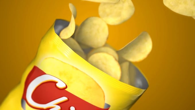Make a 3d product animation of chips package by Agornyy | Fiverr