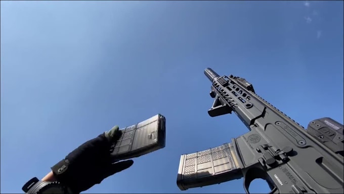 Create 3d fps and tps animation, 3d gun model, with loop for game ...