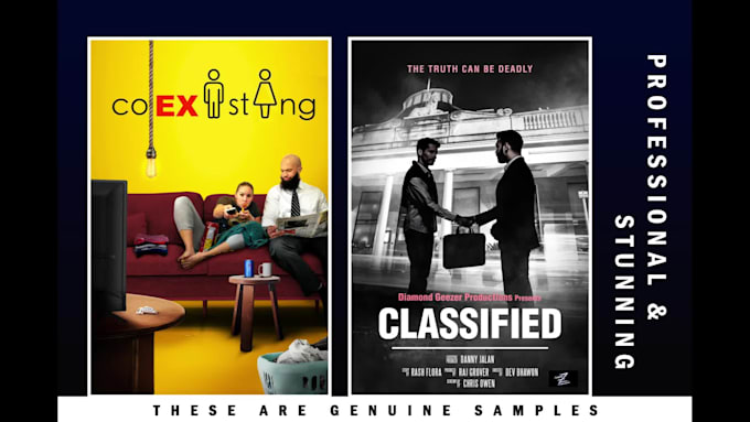 Make short film posters, movie posters by Udarasisikalum | Fiverr