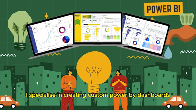 Create interactive and insightful power bi dashboard, reports by Sanuth_sithwara | Fiverr