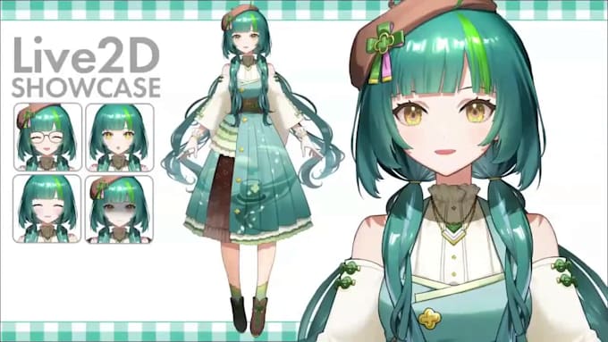 Draw and rig 2d vtuber model, 3d vtuber model, vtube studio, live2d commission by Elixirvtuber ...