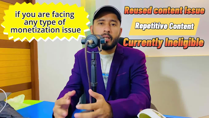 Fix youtube monetization issues, reused content issue, adsense problem ...