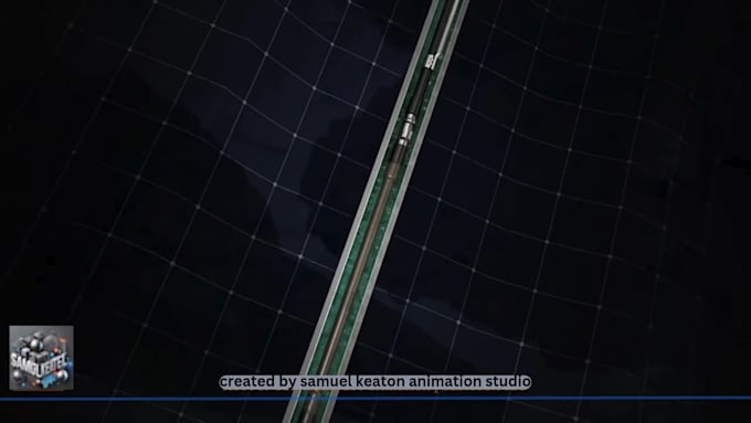 Create 3d industrial animation downhole drilling, oil and gas drilling ...