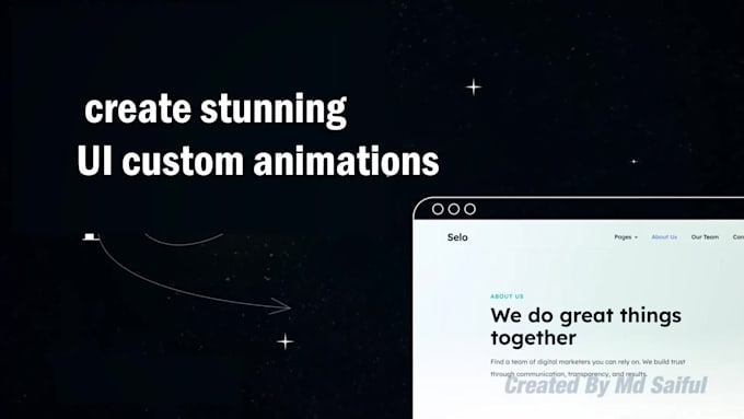 Make stunning demo and promo videos with ui animations from figma file by Mdsaiful124 | Fiverr