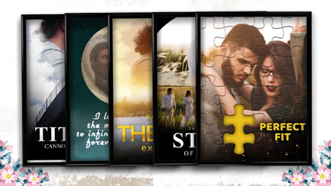 Create love poster for couples ready for printing in high resolution by ...