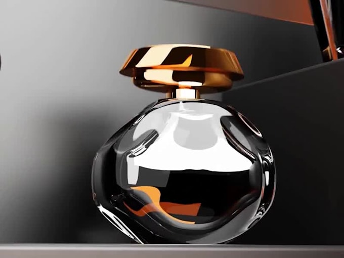 Do 3d perfume animation, perfume bottle animation ads 3d fragrance ...