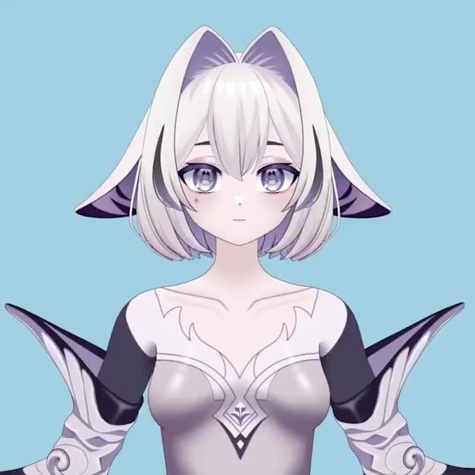 Model and rigg 3d vroid, vrchat avatar, 3d vtuber model, vr character, vrm model by Adlandeey200 ...