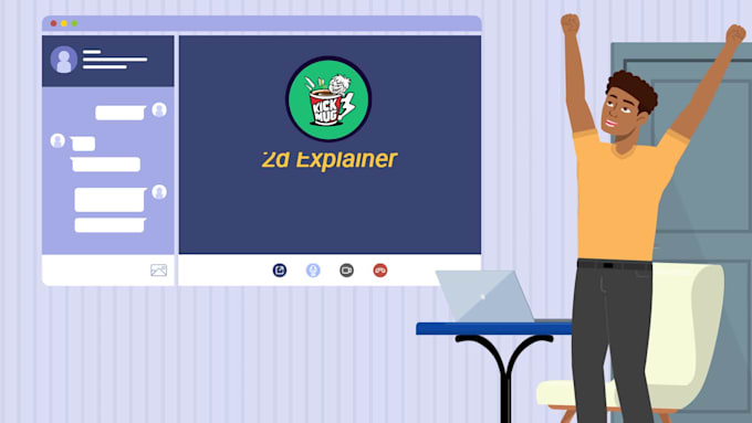 Make a professional 2d animation explainer video in 24h by Gizmocombat | Fiverr