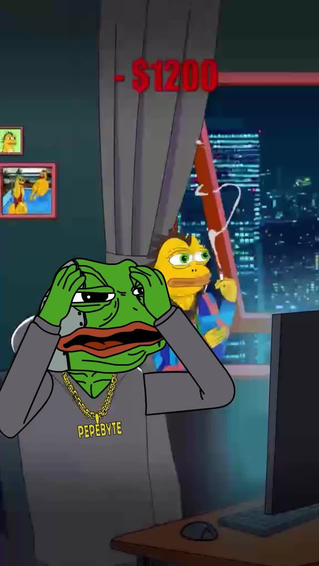 Crypto meme video meme coin art crypto meme 2d animation gif meme ...