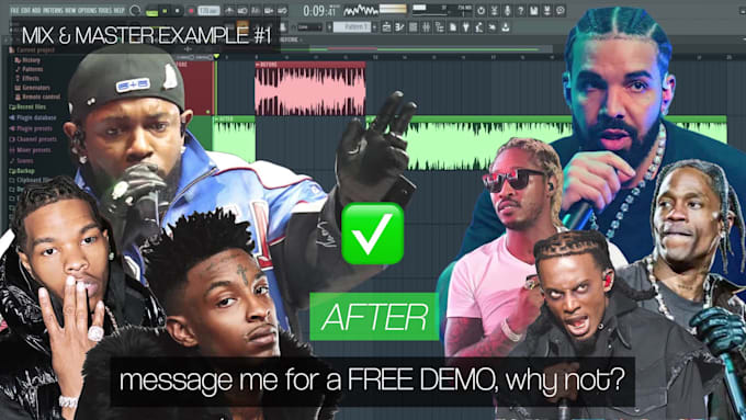 Mix and master your rap song as a pro audio engineer message for free ...