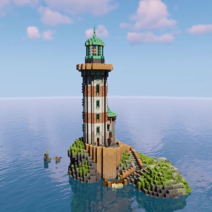 Build you custom minecraft structures by The_hyperboloid | Fiverr