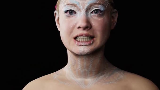 3d digital metahuman, photorealistic double human character model ...