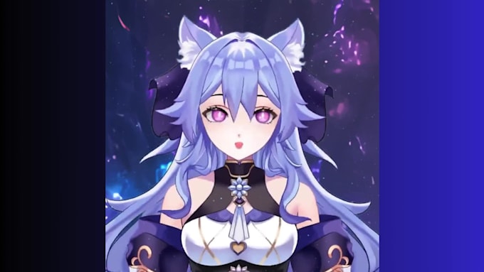 Chibituber, chibi anime live 2d character, anime 2d tuber avatar arkit ...