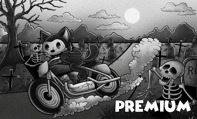 Draw 1930 cartoon vintage rubber hose style illustration by Mulaproject ...