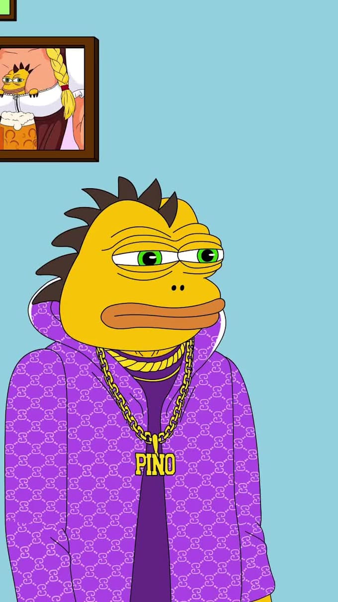 2d animation,meme art,crypto meme animation,meme character,crypto art ...