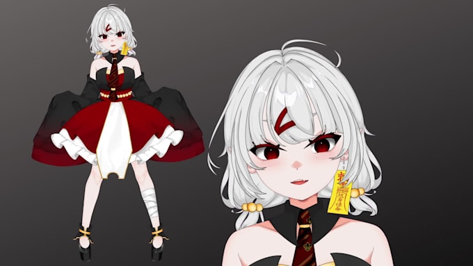 Design and rig your model for vtubestudio, prprlive by Shiori_akane ...