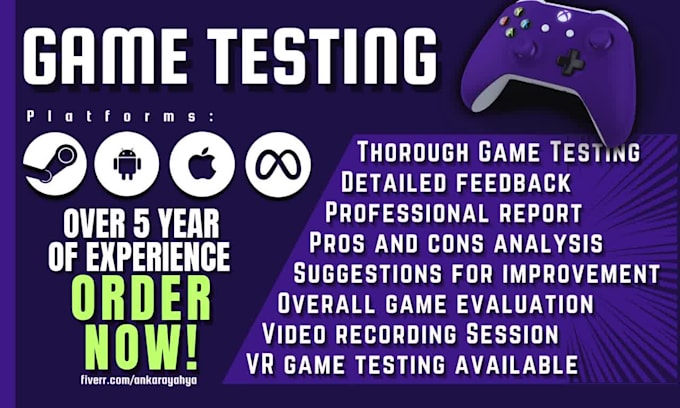 Test and review your game on steam, pc, android, ios and vr by ...