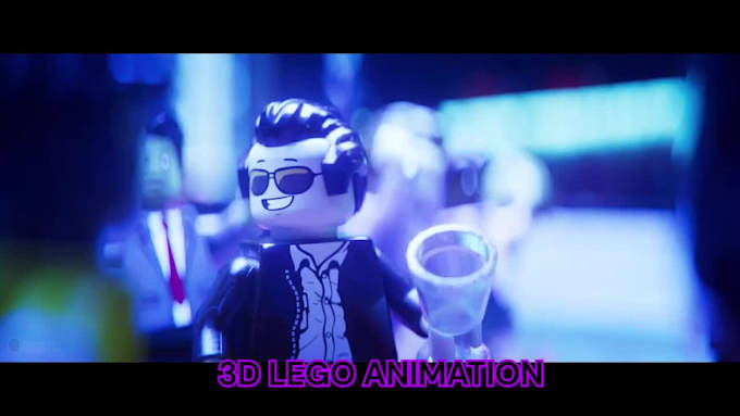 Do 3d lego character modeling, 3d lego animation 3d minifigure, 3d ...