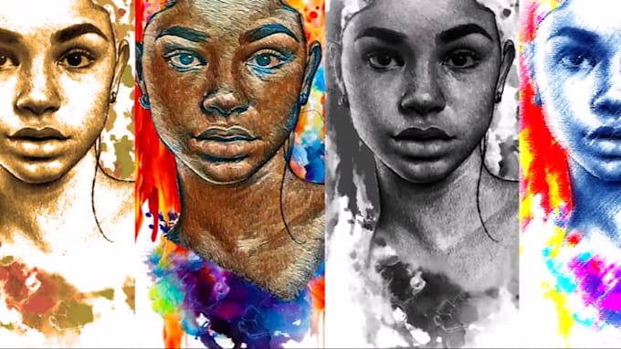 Convert photos, graphics, and images to artwork by Marsarts | Fiverr