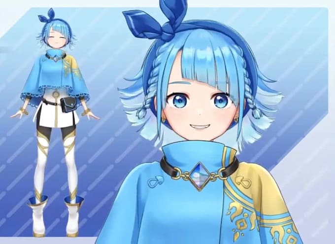 Draw and rig live2d vtuber modl, 2d vtuber rigging, 2d vtuber avatar ...