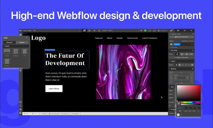 Create a responsive and animated webflow website from figma by Williampp928 | Fiverr