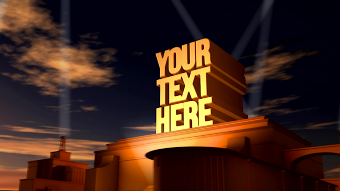 Make this famous movie studio intro with your logo or text by Cheerdealer