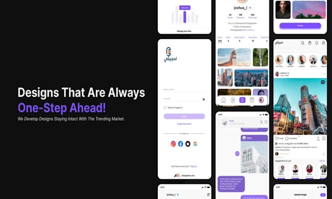 Do modern website ui ux design and mobile app ui ux design for you by Gearedsolution | Fiverr