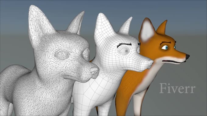 Retopology 3d model and unwrap it with the best uv map by Alamin_mi ...